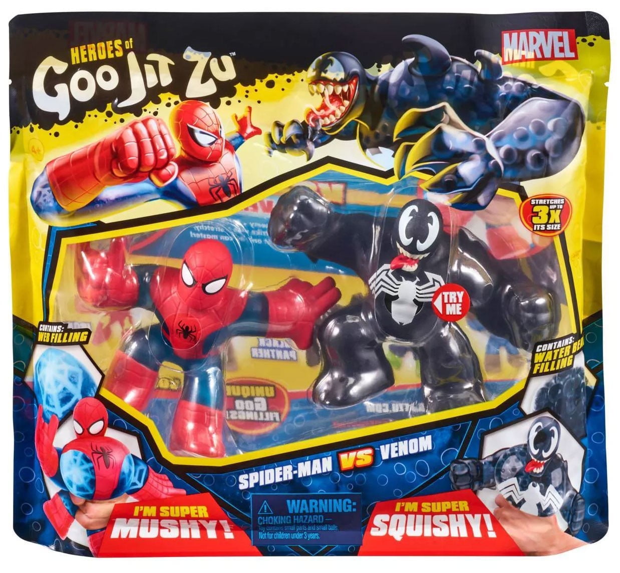 Pop Toy Best Heroes of Goo Jit Zu Wivi Wivi vs Venom Action Figure ...