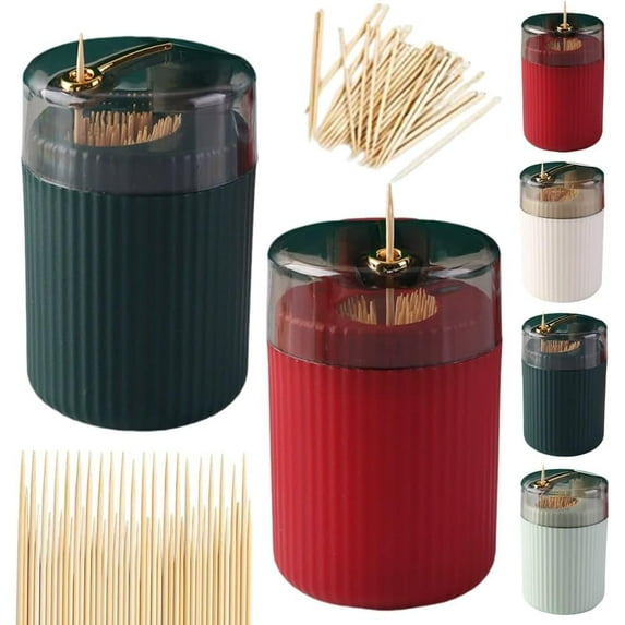 Pop-Up Automatic Toothpick Dispenser, Automatic One Press Toothpick ...