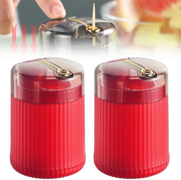 Pop Up Automatic Toothpick Dispenser - Light Luxury Style Toothpick ...