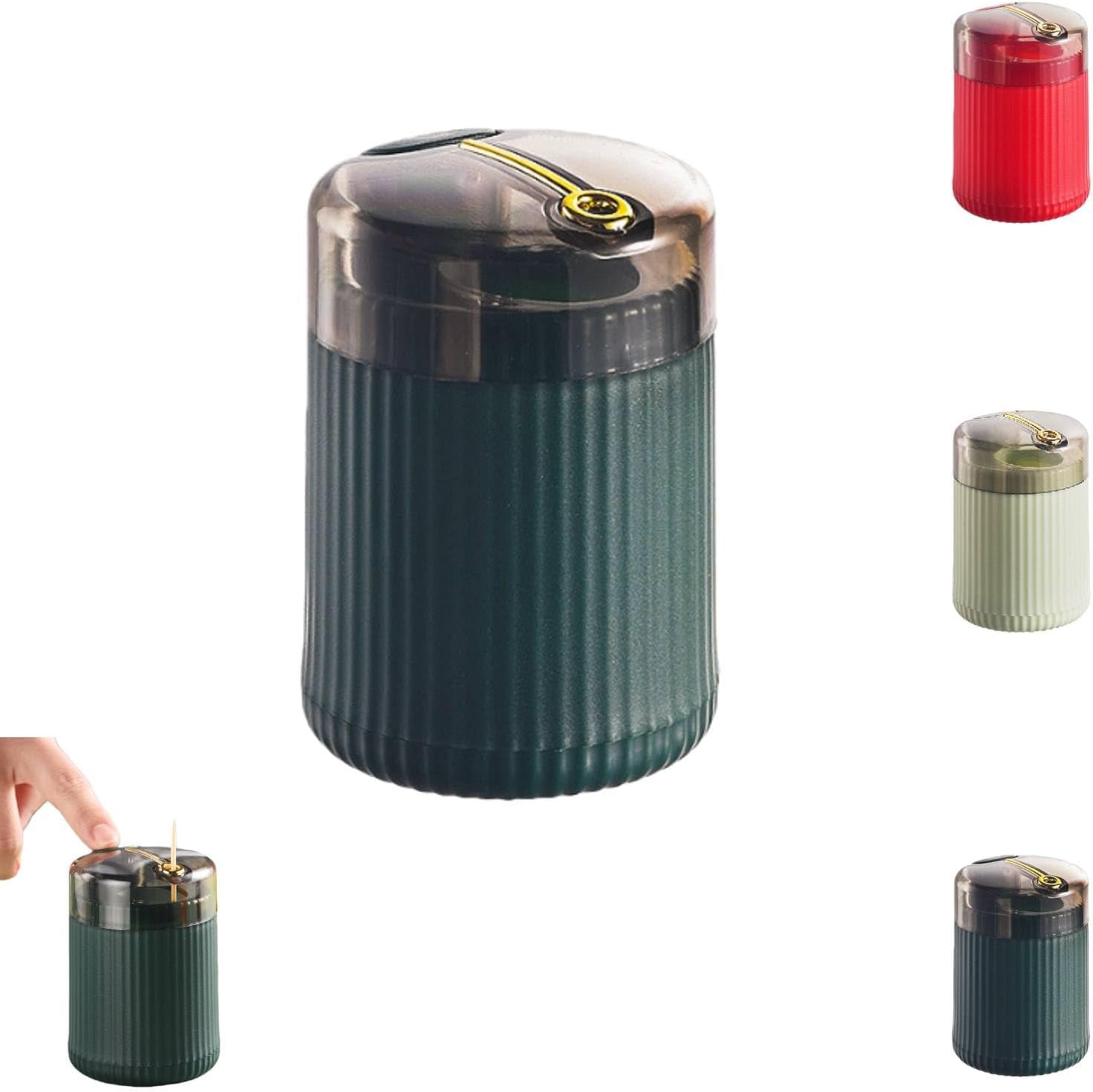 Pop-Up Automatic Toothpick Dispenser, Pocket Toothpick Holder ...