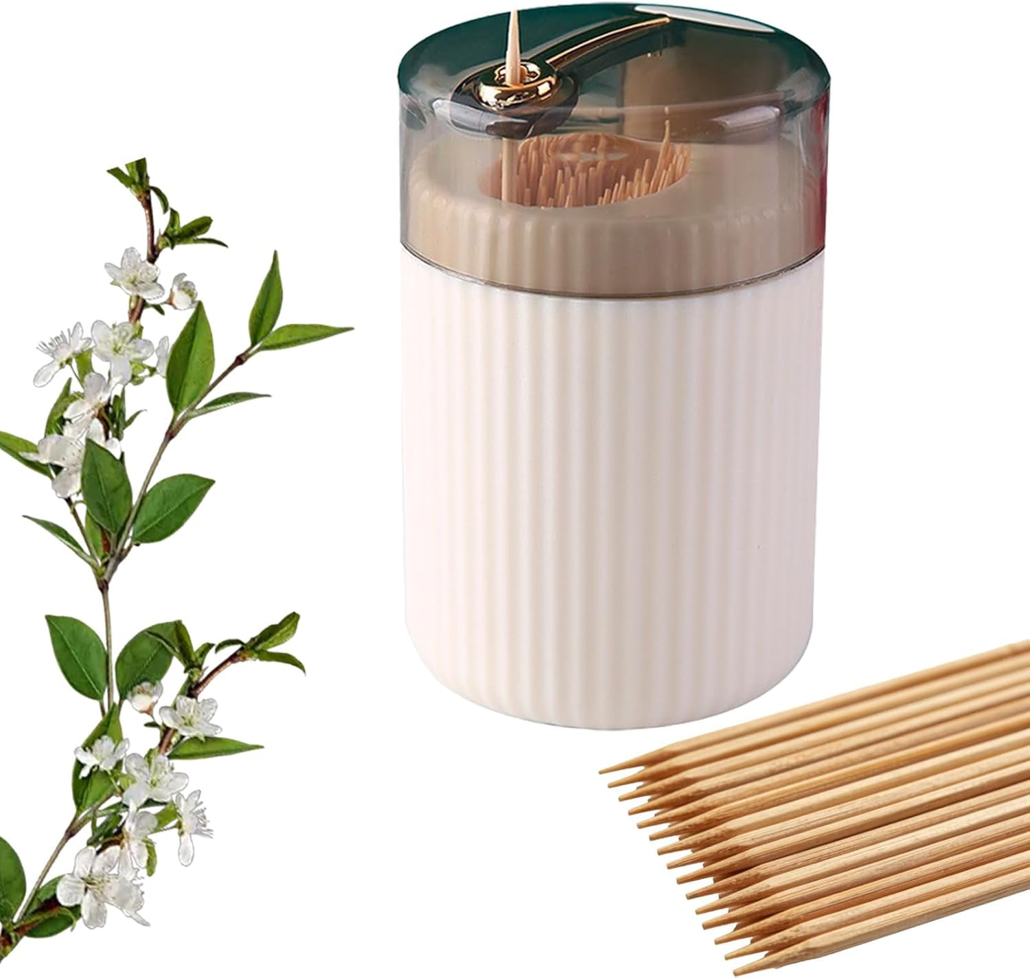 Pop-Up Automatic Toothpick Dispenser，Pop-up automatic toothpick holder ...