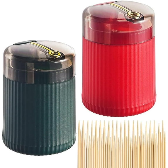 Pop-Up Automatic Toothpick Dispenser – Toothpick Holder Box, Automatic ...