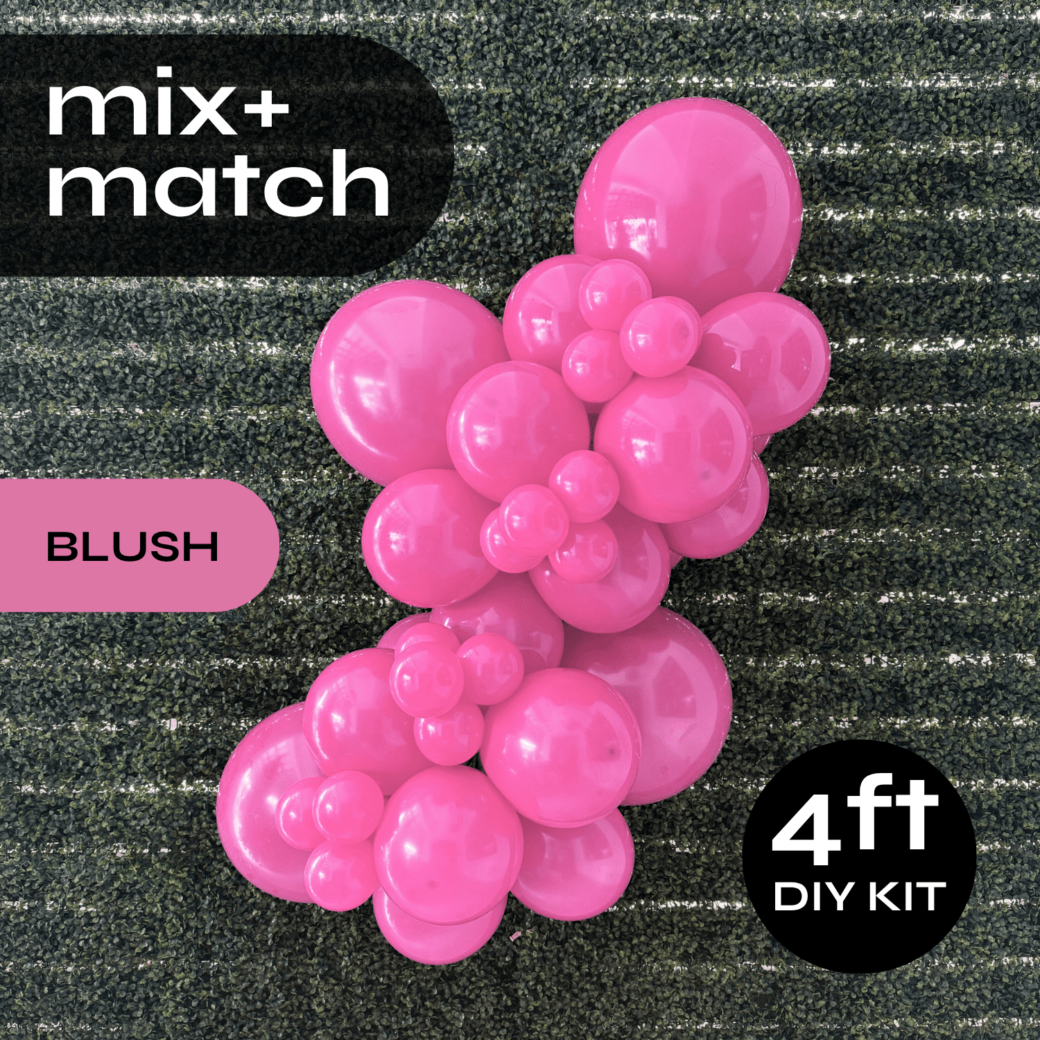 Pop Up Balloon Garland Kit, Mix & Match Blush 4ft Professional Grade ...