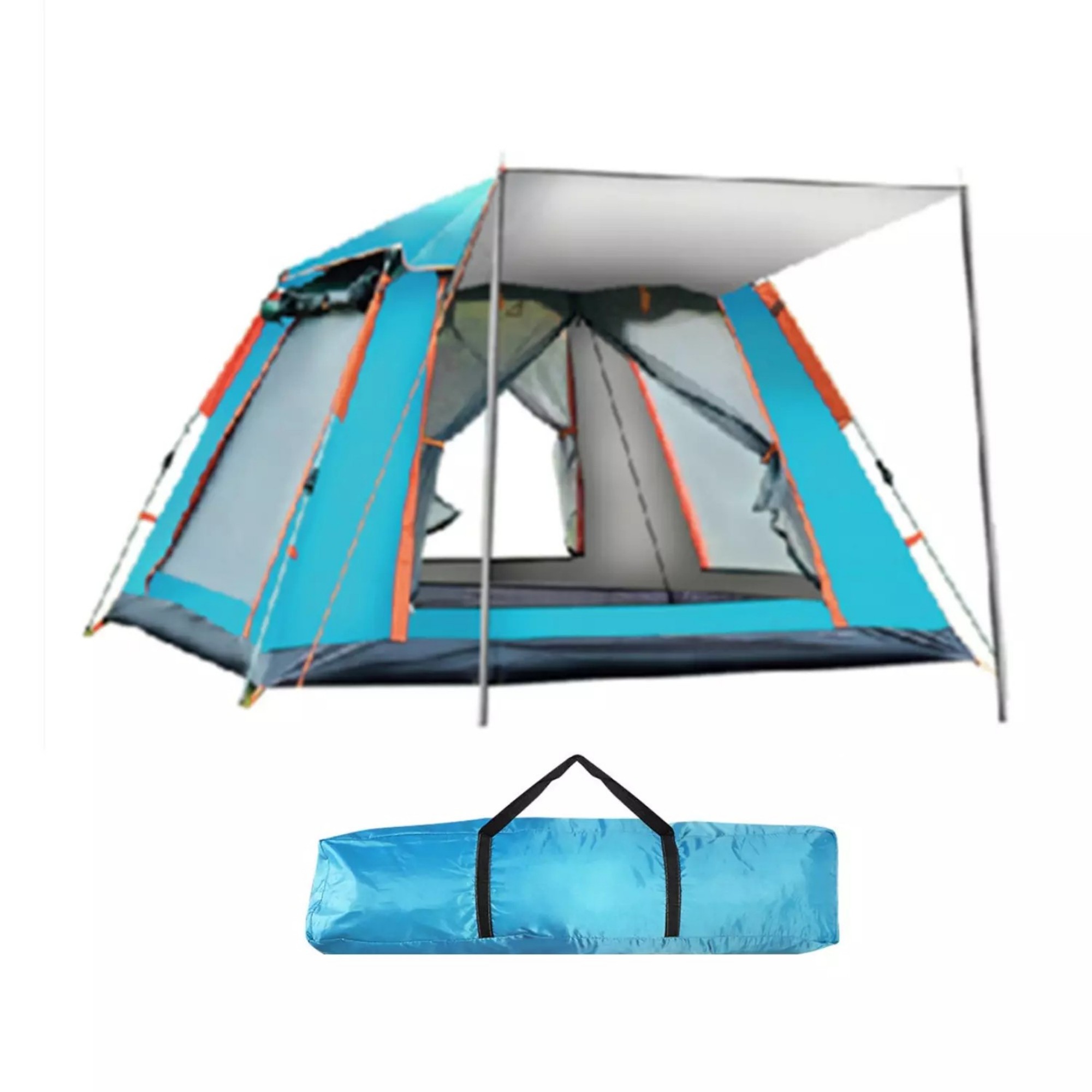Pop Up Camping Tent, 2-3 Person Automatic Outdoor Tent, Waterproof & UV ...
