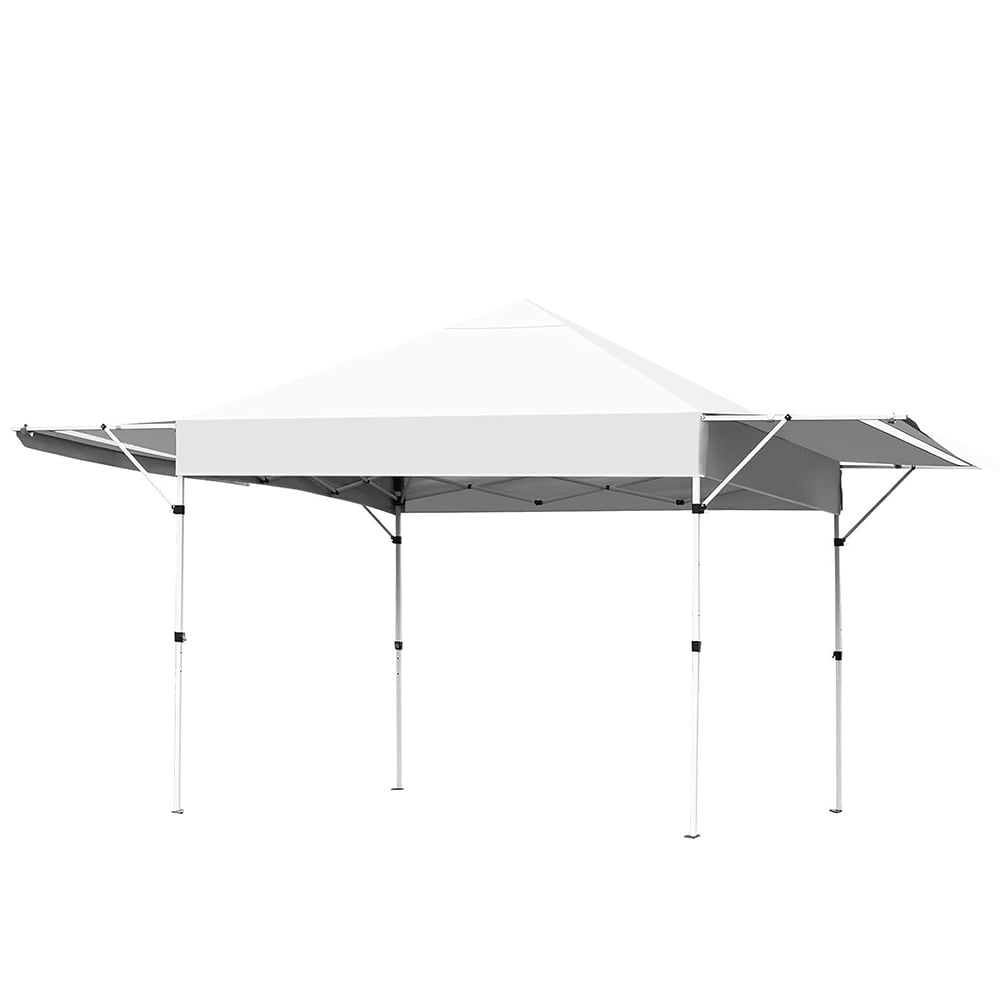 Pop Up Canopy Folding Tent, Instant Outdoor Shelter Pavilion with Dual ...
