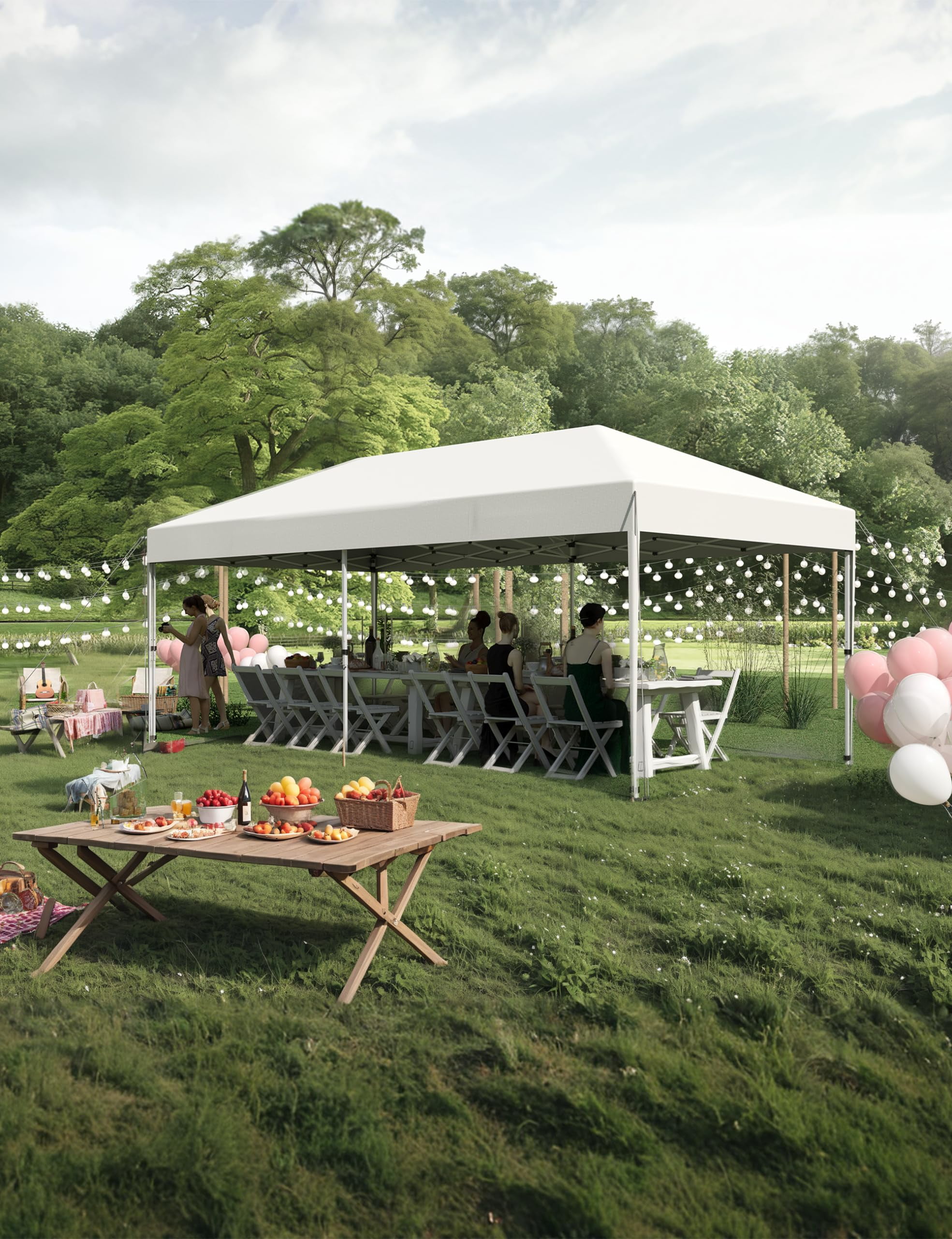 Pop Up Canopy, Waterproof & UV Resistant Commercial Instant Craft Fair ...
