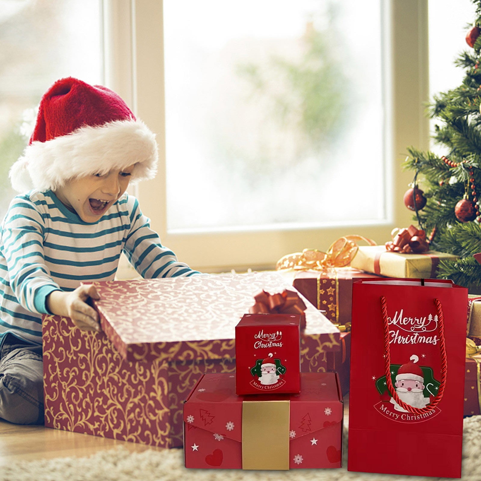 Pop Up Christmas Gift Box Set - 18 Pack Surprise Explosion Box with ...