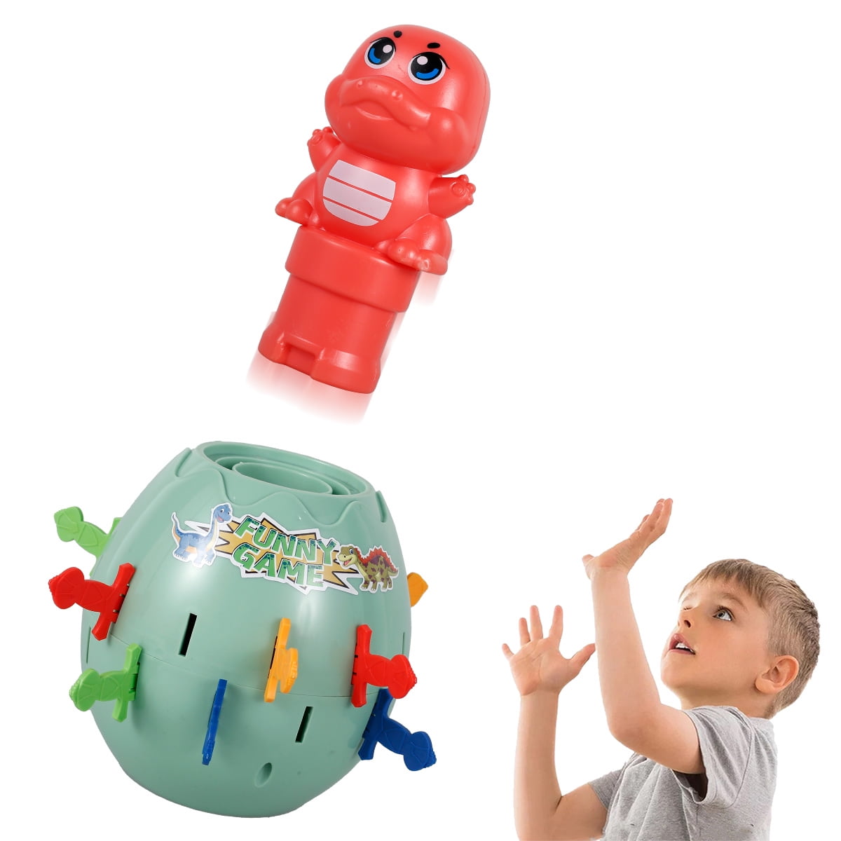 Pop Up Dinosaur Toys Tricky Spoof Game Fun Children Action Board Game ...