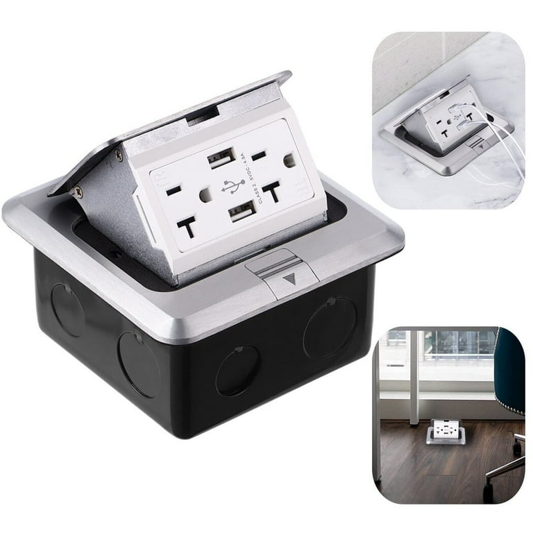 Electric Socket Covers For Floors Wood Socket Cover Kit Cube