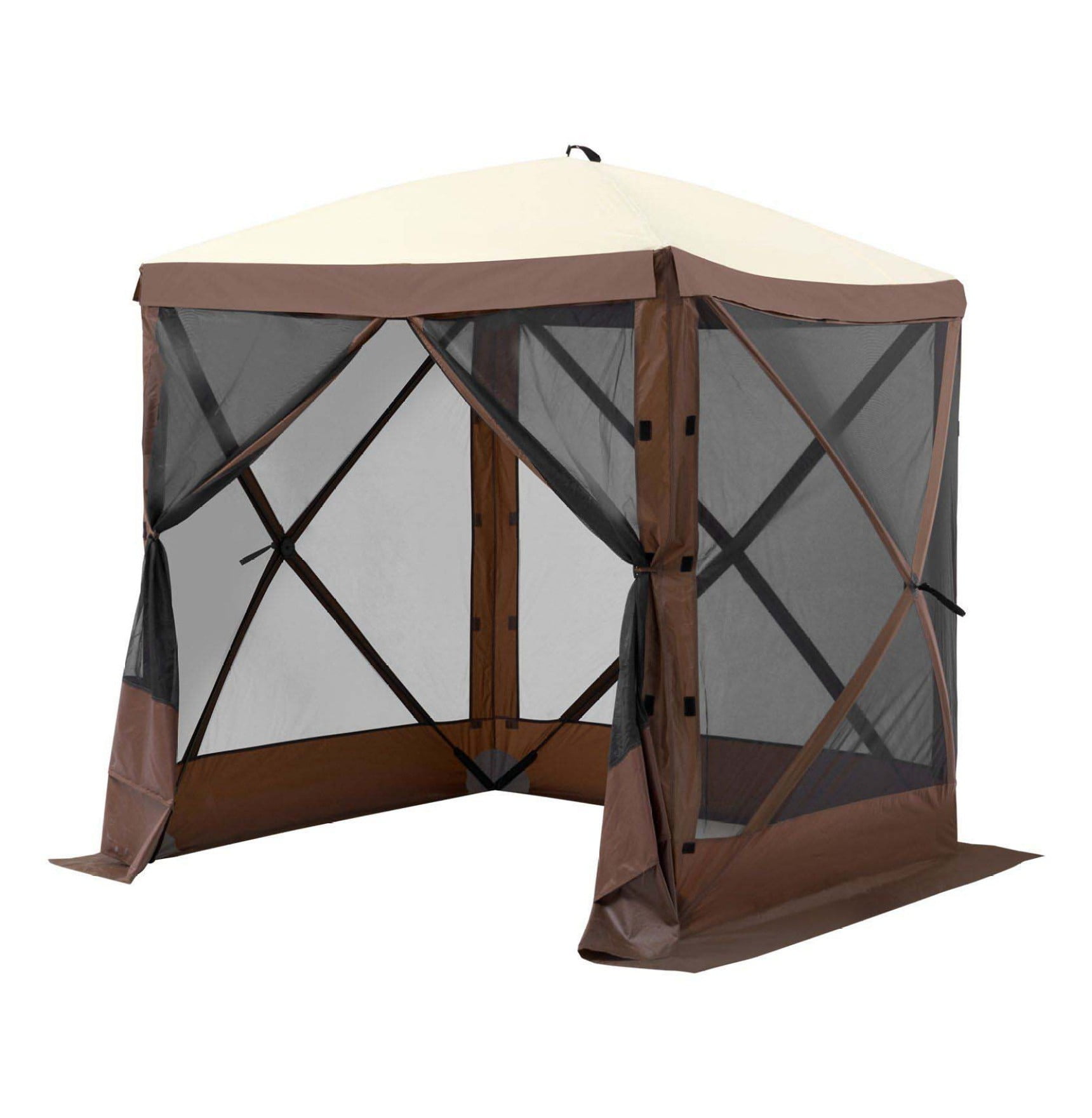 Pop Up Gazebo Tent 6x6FT, Screen Tent Canopy with 4 Privacy Walls ...