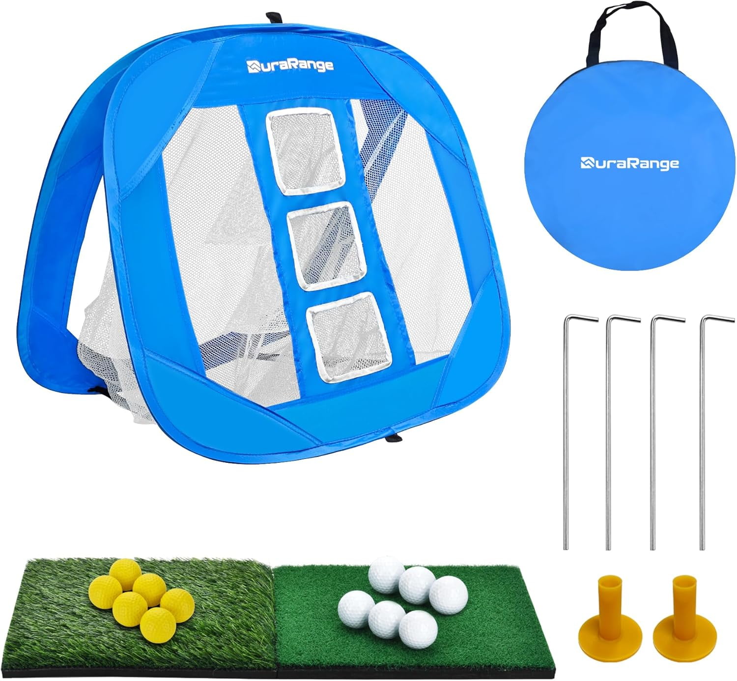 Pop-Up Golf Chipping Net - Ultimate Target Training Chip Aids for ...
