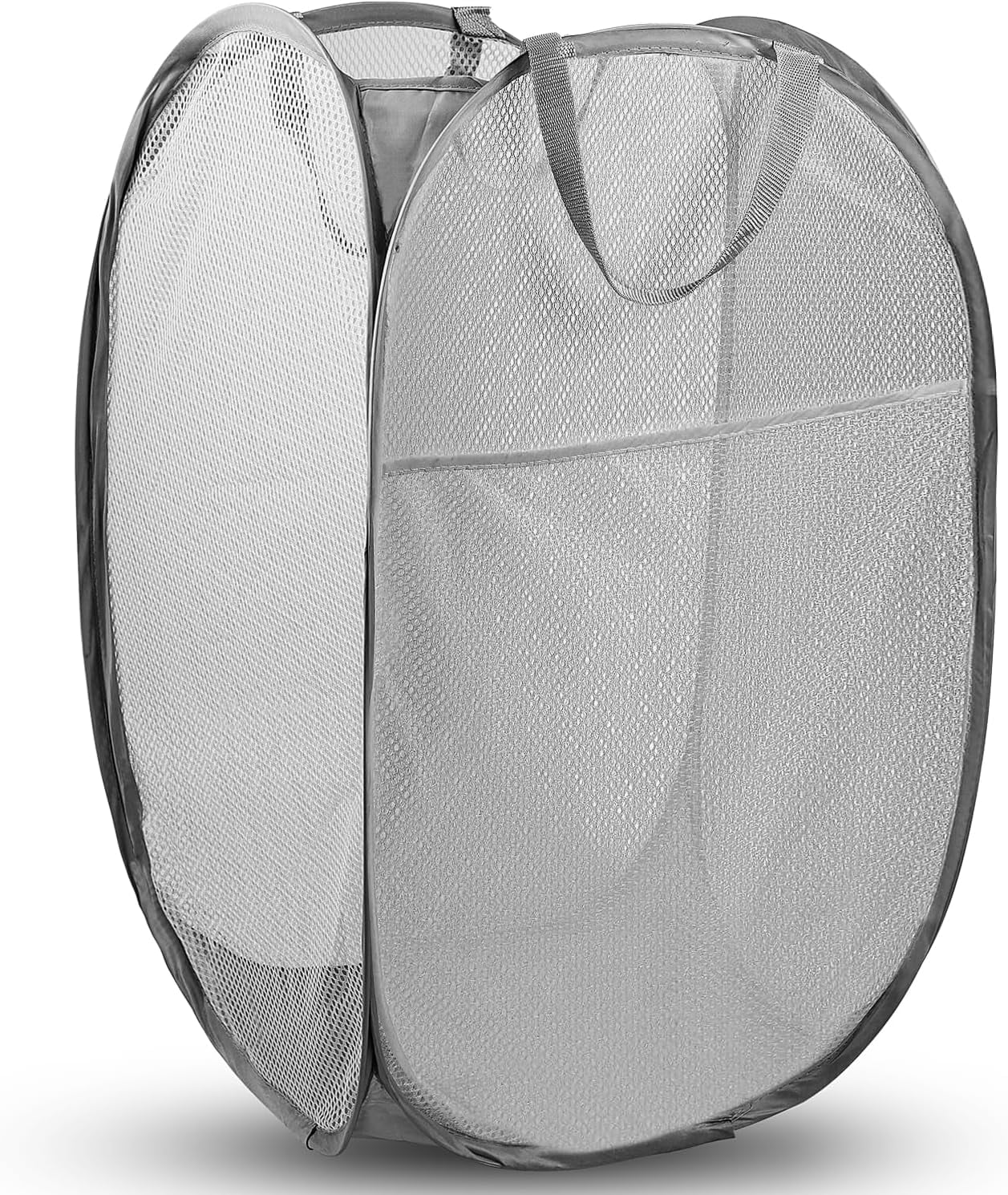 Pop Up Hamper, 1 PCS Mesh Pop Up Laundry Hamper, Foldable Mesh Laundry ...