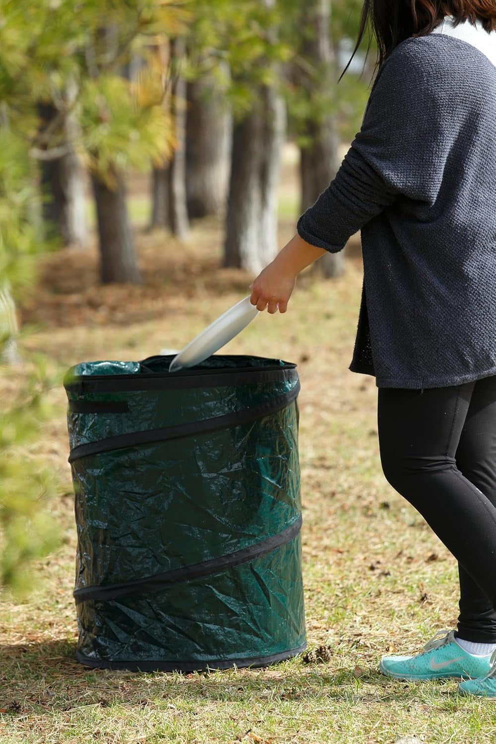 Pop-Up Lightweight Trash & Recycle Can – Collapsible Dual-Purpose Bin ...