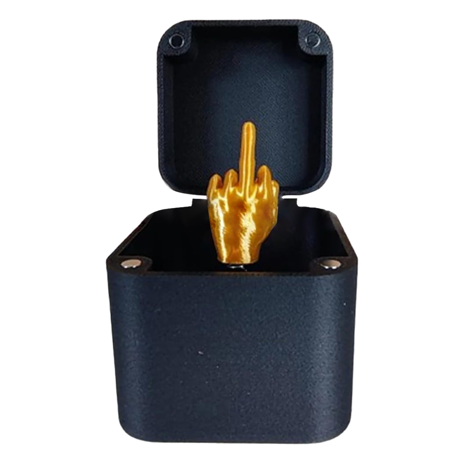 Pop Up Middle-Finger Box,Golden Middle-Finger Prank Box, Box of Fingers ...