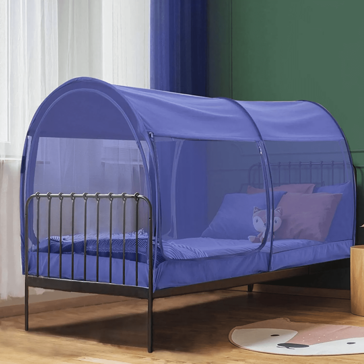 Pop-Up Mosquito Net Tent Canopy for Beds, Indoor Dream Tents Privacy ...