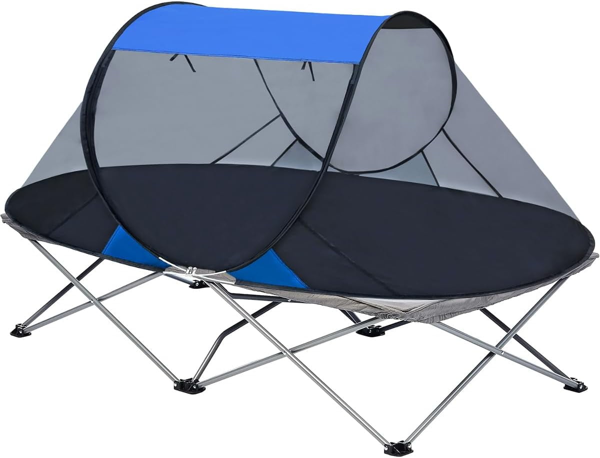 Pop Up Mosquito Tent for Camping,1 Person Camping Tent with Bug Screen ...