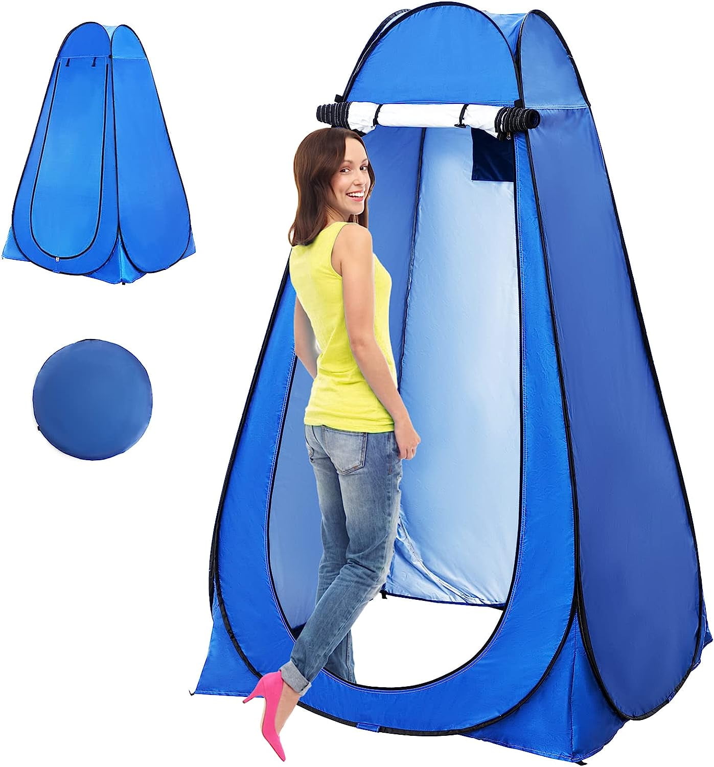 Portable Pop Up Privacy Tent: Camping Toilet, Changing Room, Sun & Rain ...