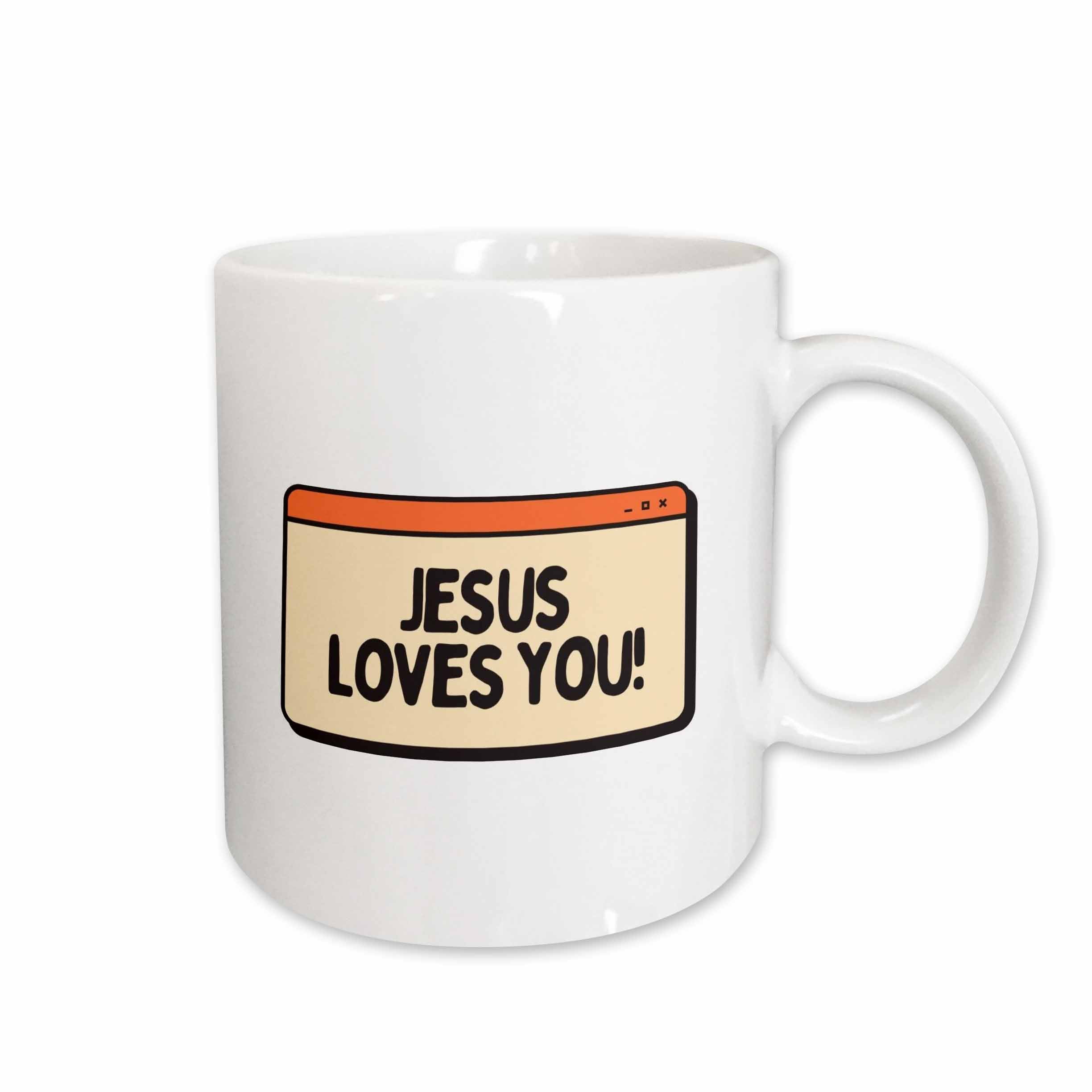 3drose, Pop Up Prompt Design Jesus Loves You Christian Library Prints ...
