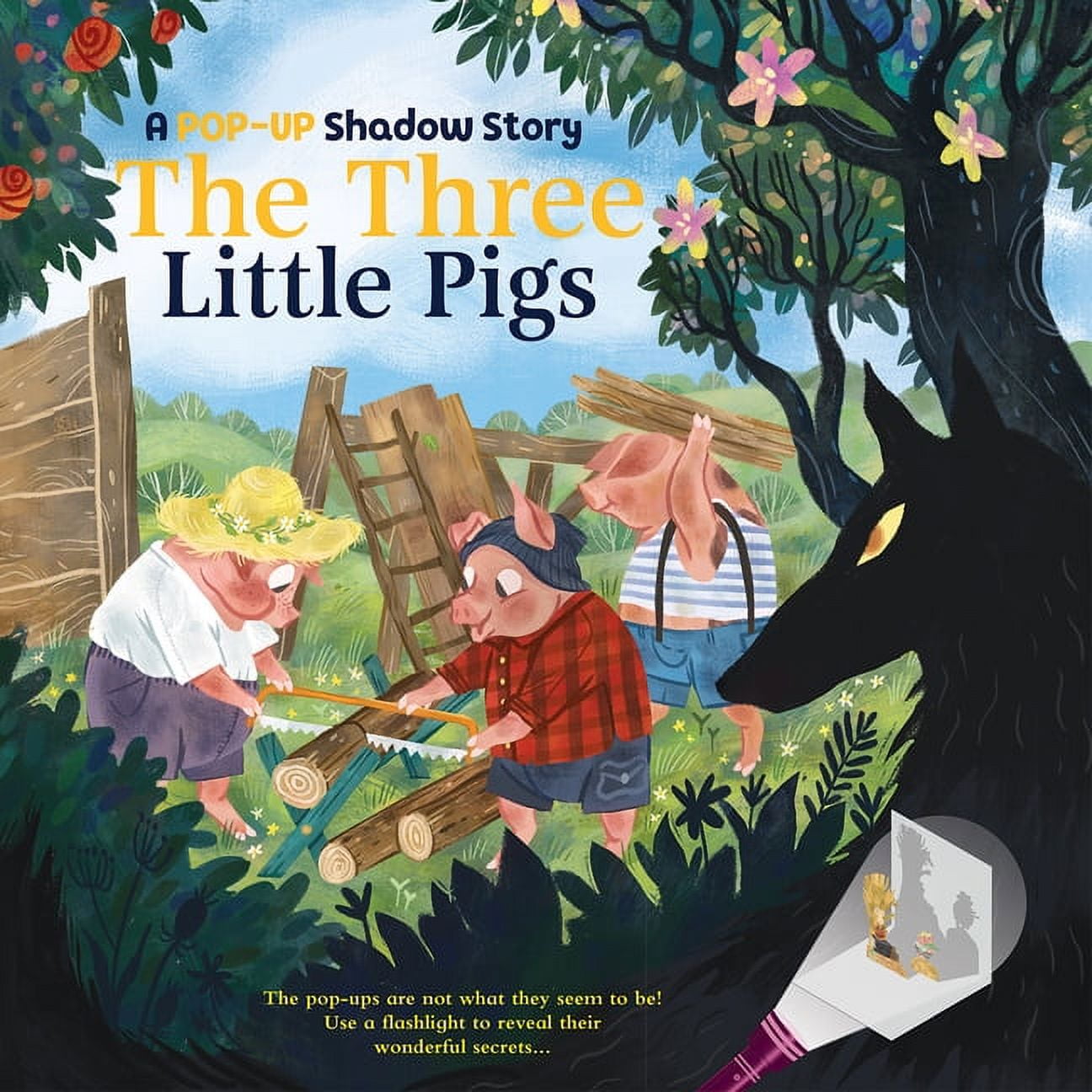 Pop-Up Shadow Stories The Three Little Pigs, (Hardcover) - Walmart.com