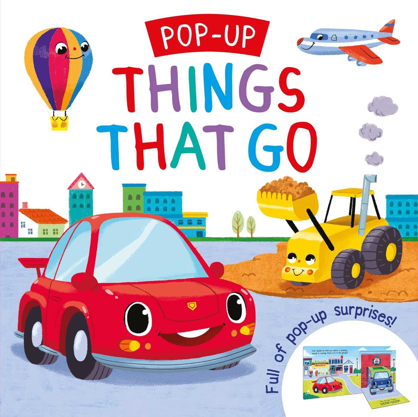 Pop-Up Things That Go (Board book) - Walmart.com