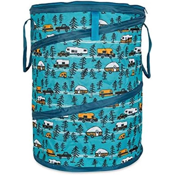 Pop-Up Utility Container - Use as Collapsible Trash Can When Camping ...