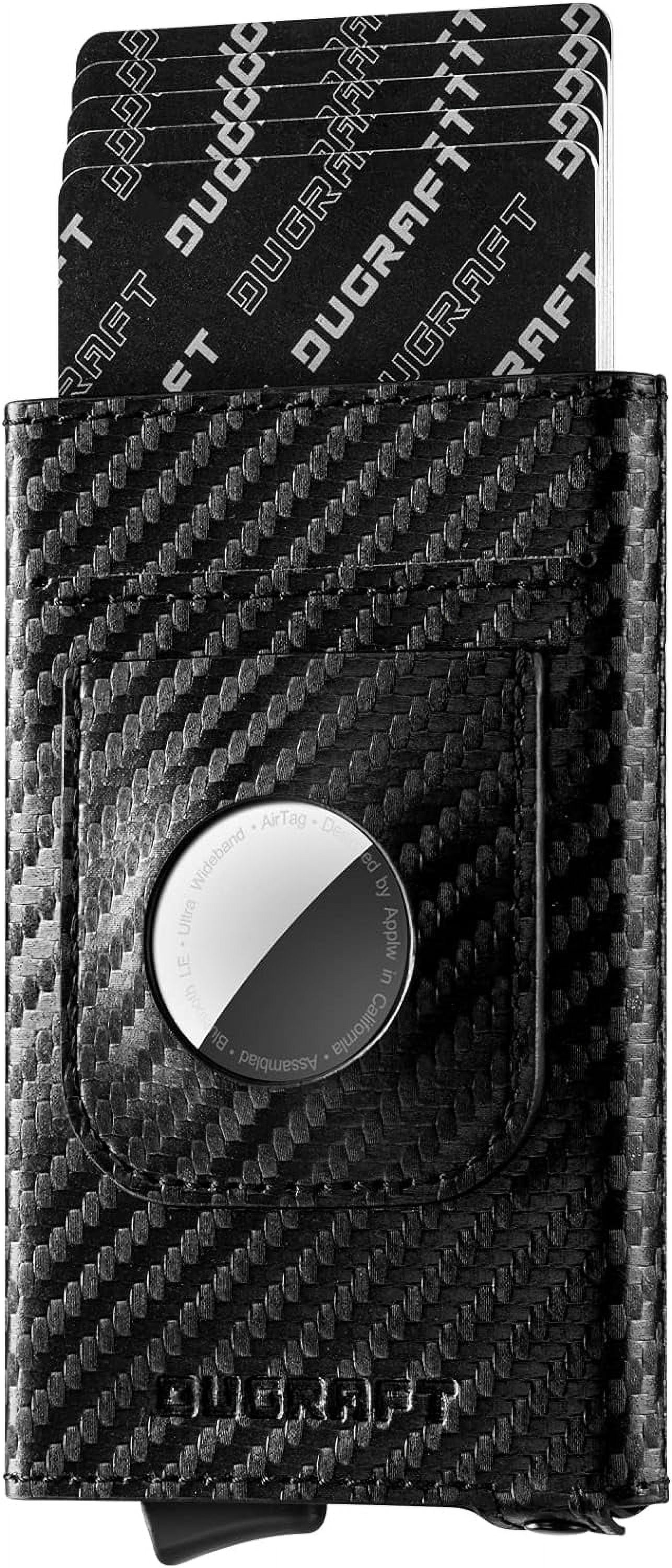 Pop Up Wallet with AirTag Holder, RFID Blocking Air Tag Wallet with ...