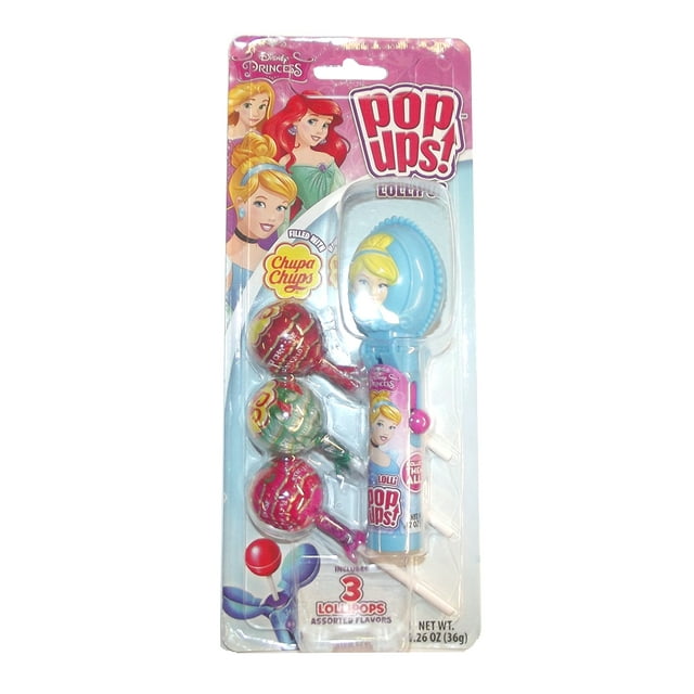 Flix Pop Ups! Disney Princess Mini Characters Suckers Lollipop Blister ...