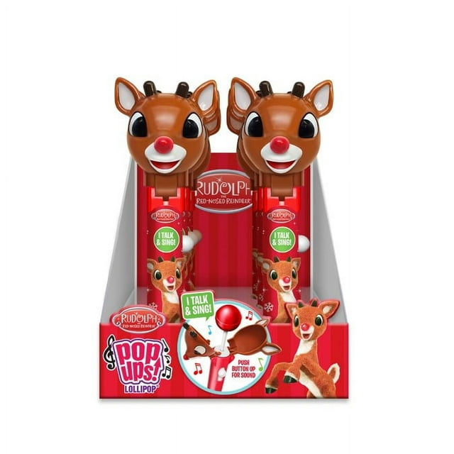 Pop Ups Lollipop Jumbo Rudolph Talker - Walmart.com