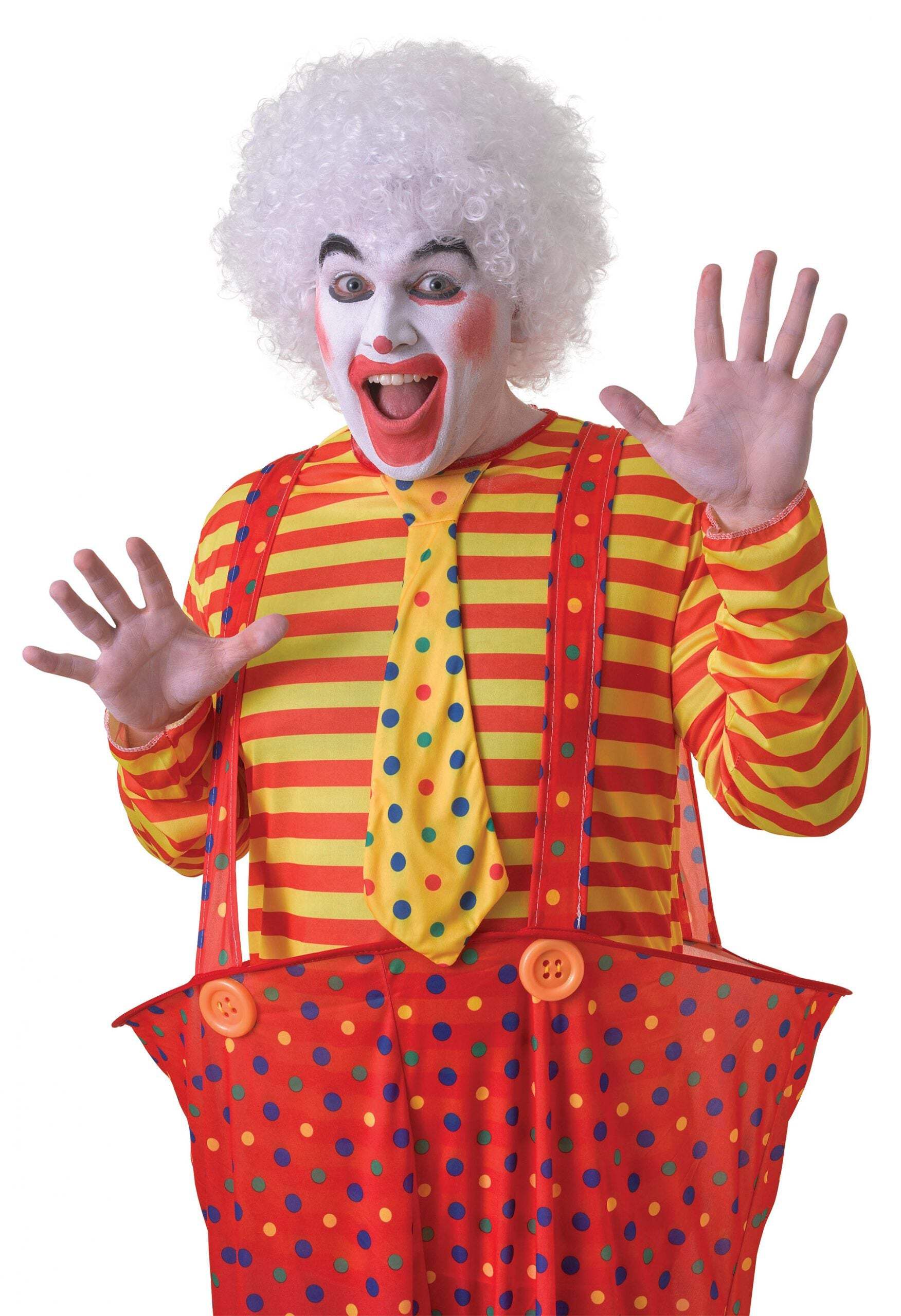 Pop Wig Budget White Wigs Unisex Mens One Size Adult Fancy Dress Party ...