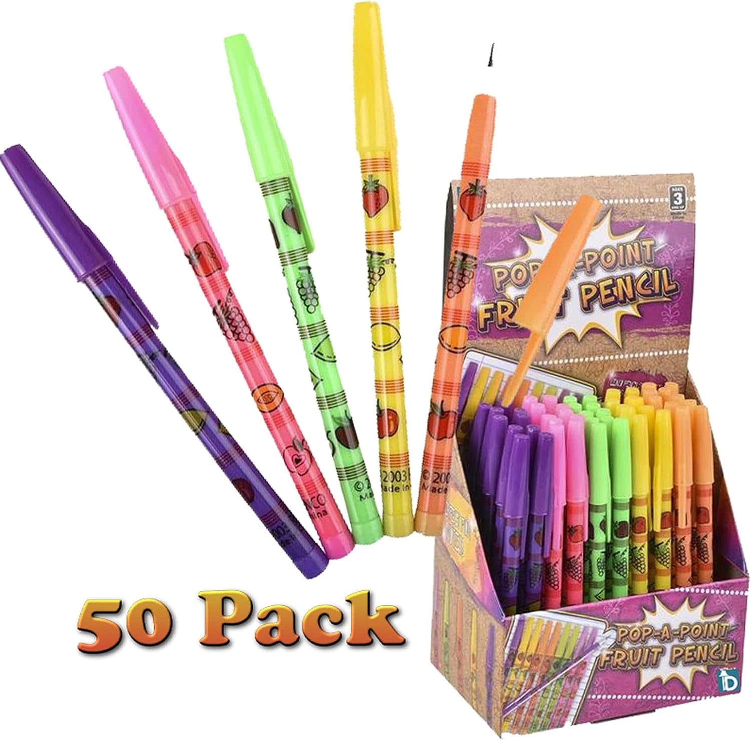 Push Point Pencils Kids