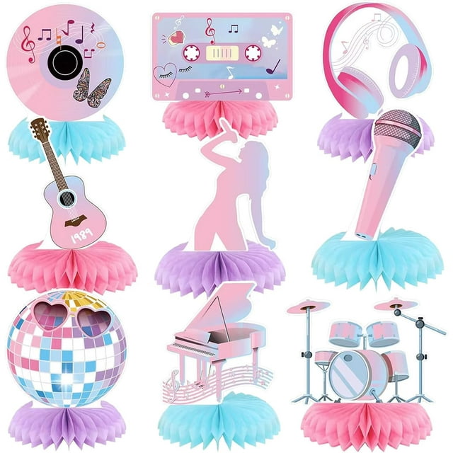 Pop music singer birthday party decoration supplies, superstar party ...