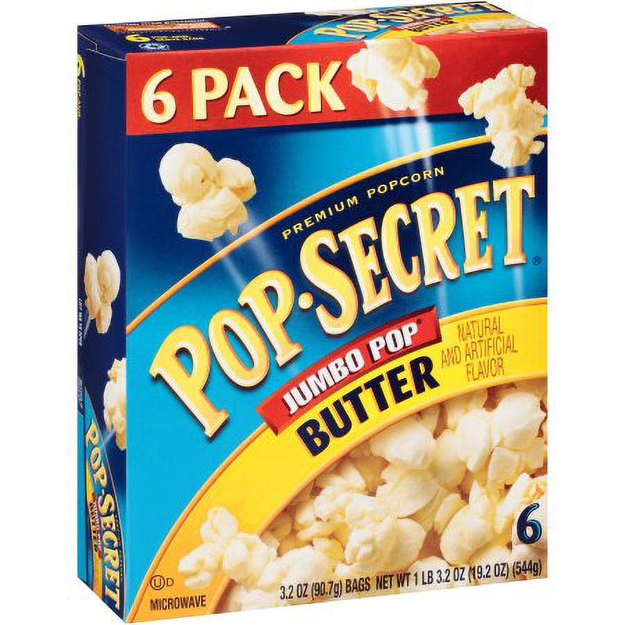 Pop-secret, Jumbo Pop, Premium Popcorn, Butter - Walmart.com