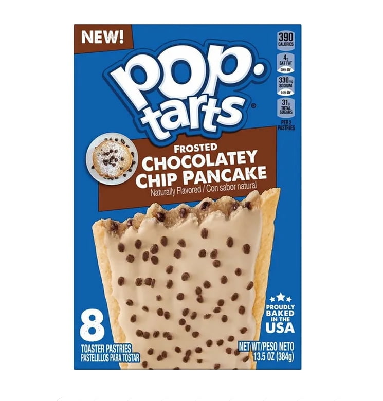 Pop-tarts Frosted Chocolatey Chip Pancake - 8 Pastries - Walmart.com