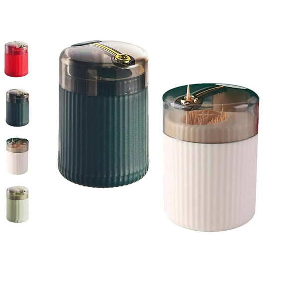 Pop-up Automatic Toothpick Dispenser, Portable Push Automatic Toothpick ...