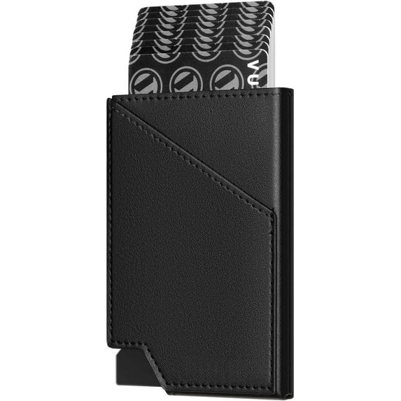 Pop up Card Wallet RFID Blocking Slim Metal Card Holder Case with ...