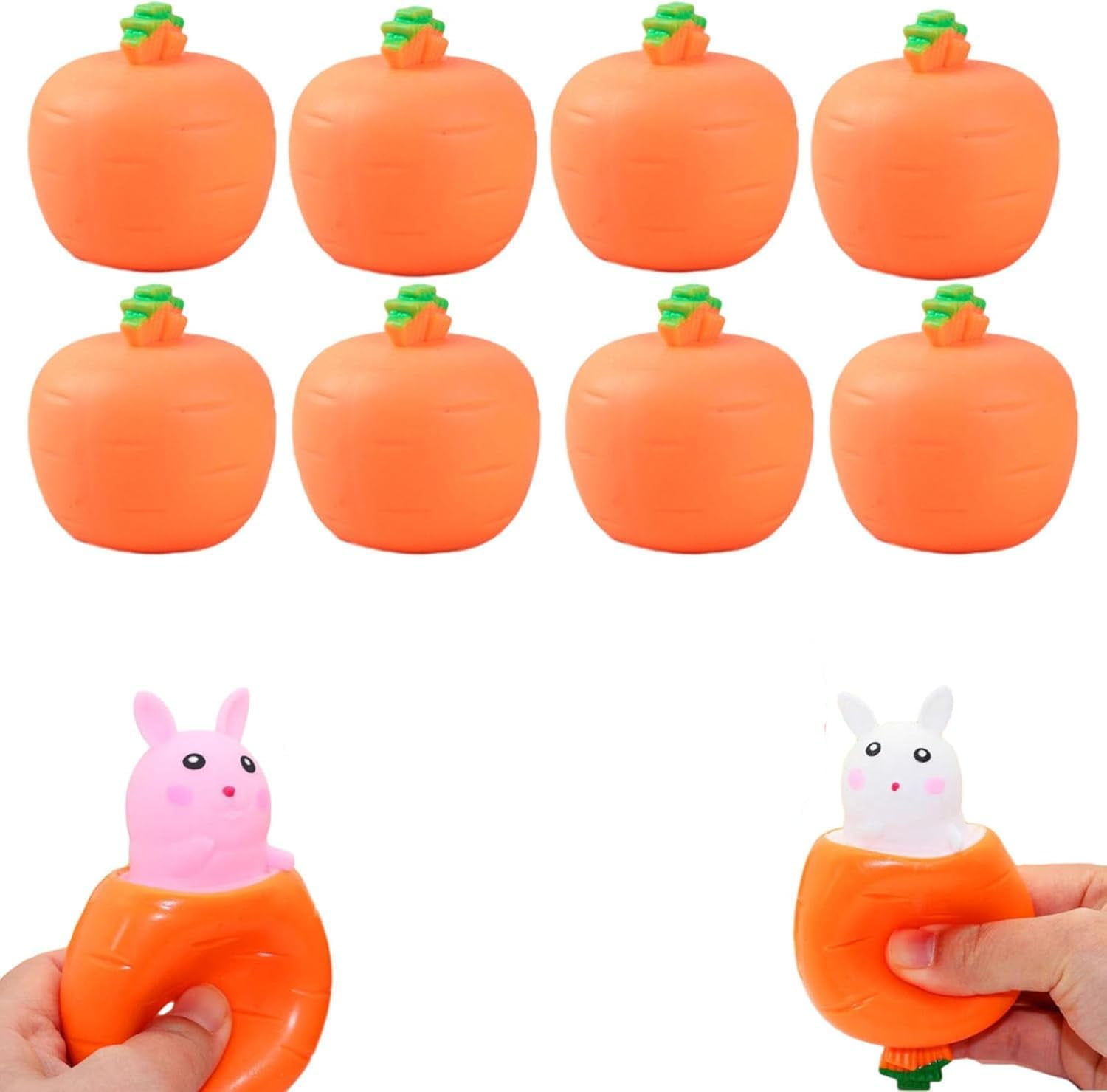 Pop up Carrot Bunny, Pop up Bunny Toy, Easter Carrot Rabbit Squeeze ...