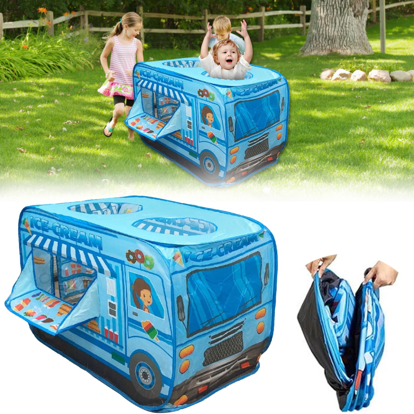 Pop up Play Tent for Kids: Police Car Playhouse Toy Play Tents foTent ...