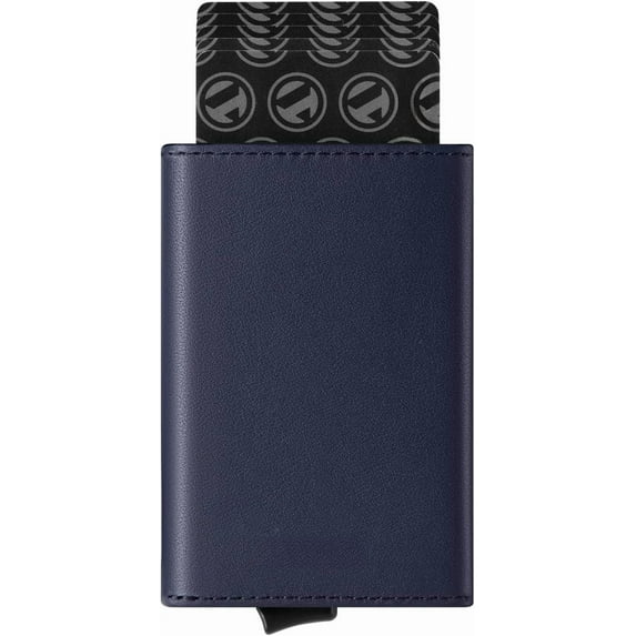 Pop up Wallet Blocking Leather Credit Card Wallet with Banknote ...