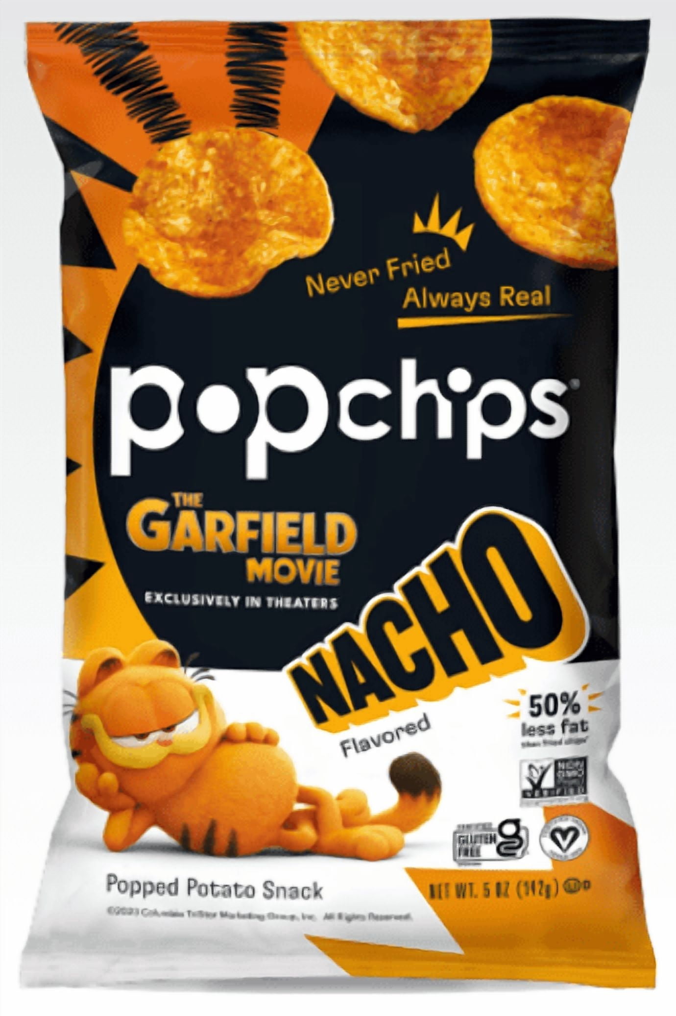 PopChips Garfield Nacho, 5oz - Walmart.com