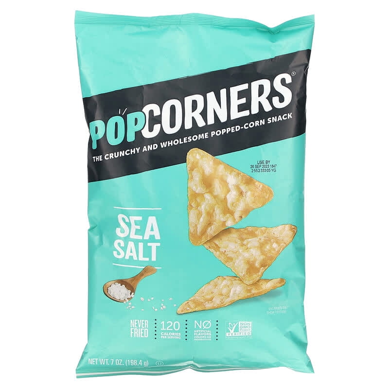 PopCorners, Chips, Sea Salt, 7 oz Pack of 2 - Walmart.com