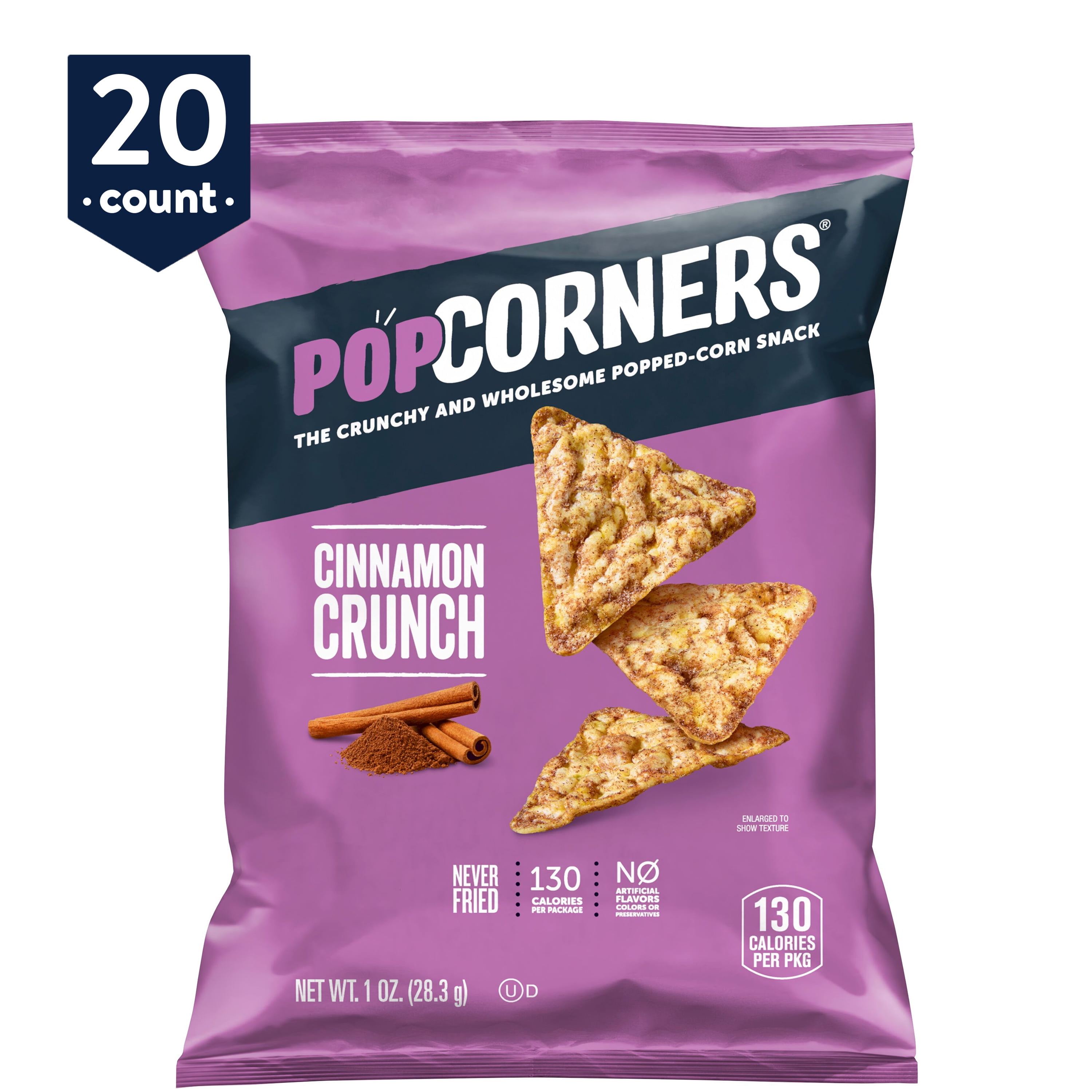 PopCorners, Cinnamon Crunch, Gluten Free, 1 oz Bags, 20 Count - Walmart.com