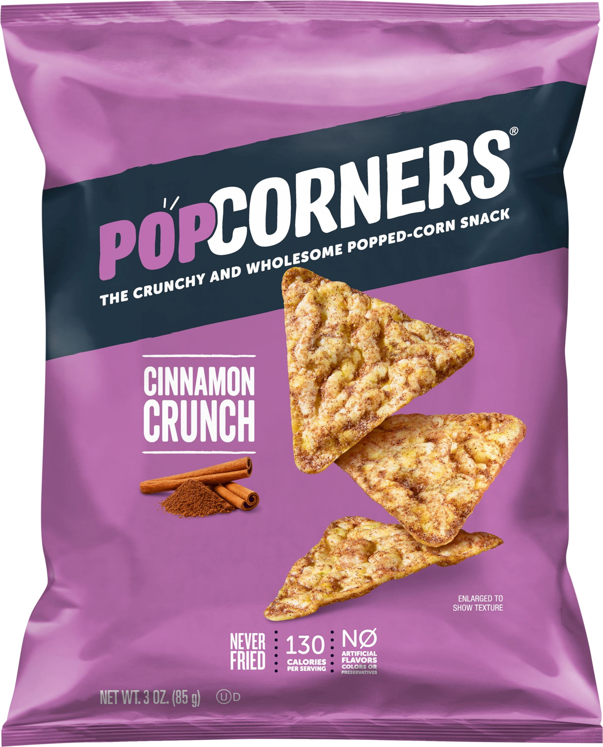 PopCorners Popped Corn Gluten-Free Cinnamon Crunch Snack, 3 oz Bag ...