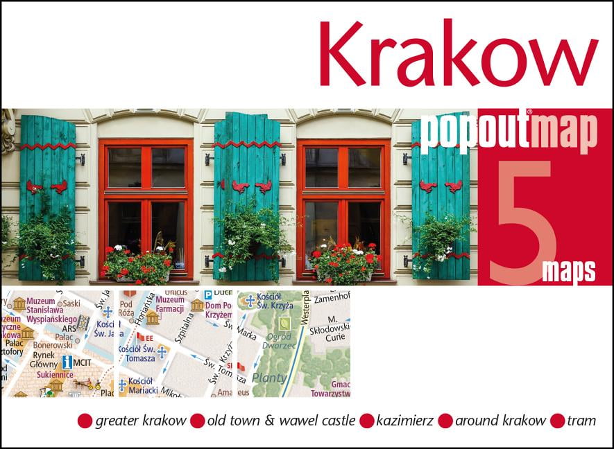 PopOut Maps: Krakow PopOut Map (Sheet map, folded) - Walmart.com