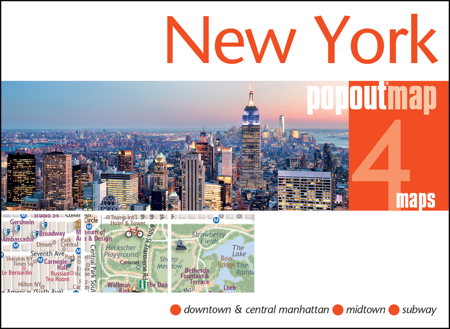 PopOut Maps: New York PopOut Map (Sheet map, folded) - Walmart.com