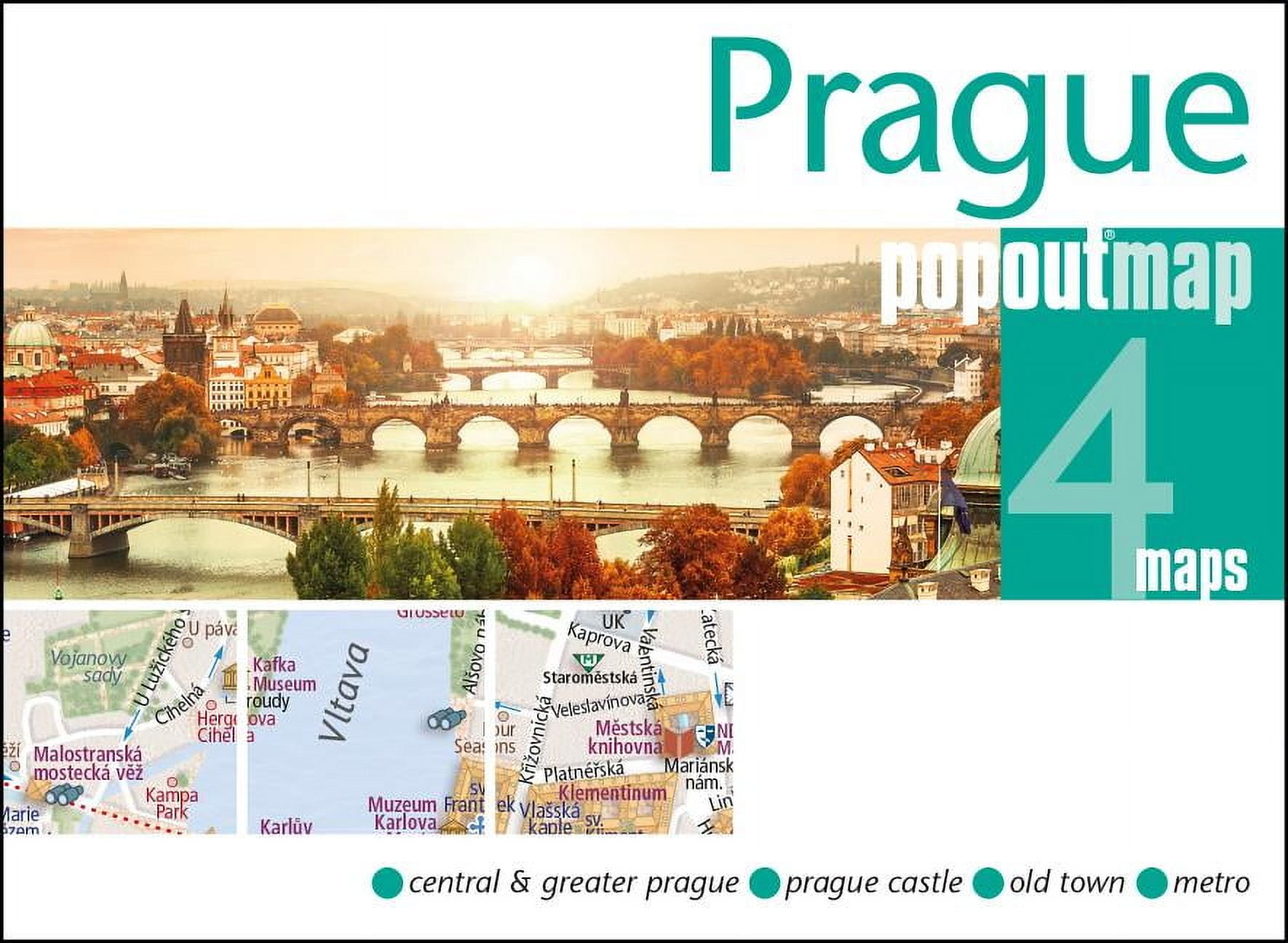 PopOut Maps: Prague PopOut Map (Sheet map, folded) - Walmart.com
