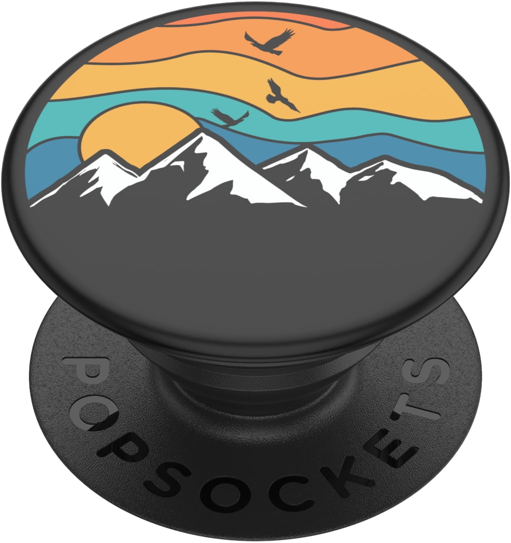 PopSockets PopGrip with Swappable Top for Cell Phones, Phone Holder and ...