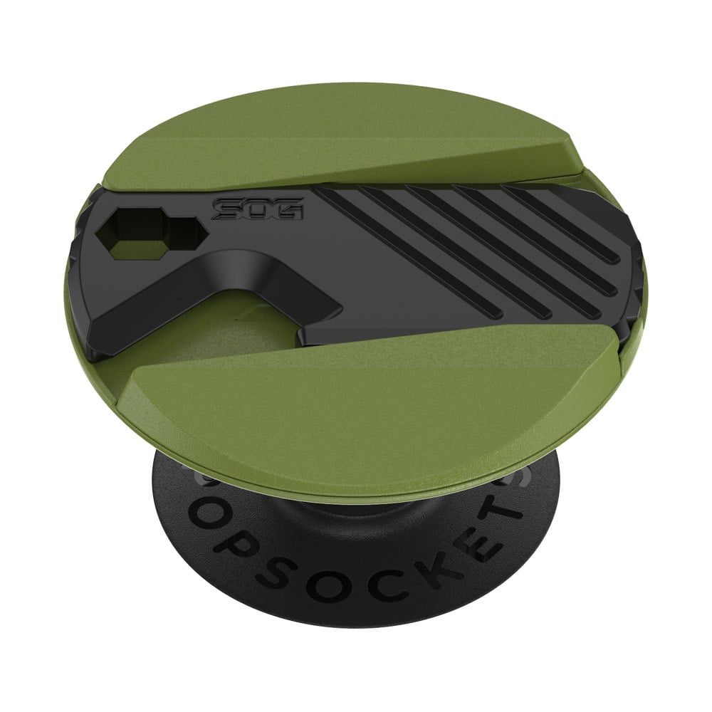PopSockets: PopGrip SOG Multi-Tool - Moss Green - Walmart.com
