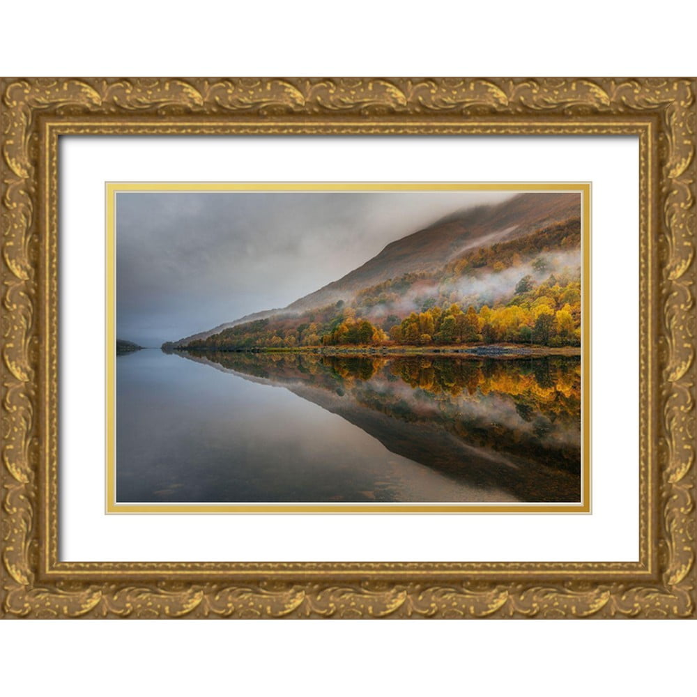 Popan, Adrian 18x13 Gold Ornate Wood Framed with Double Matting Museum ...