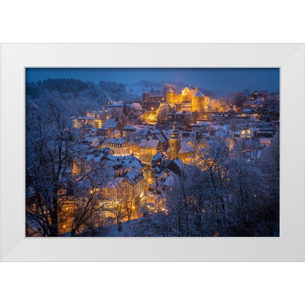 Popan, Adrian 24x17 White Modern Wood Framed Museum Art Print Titled ...