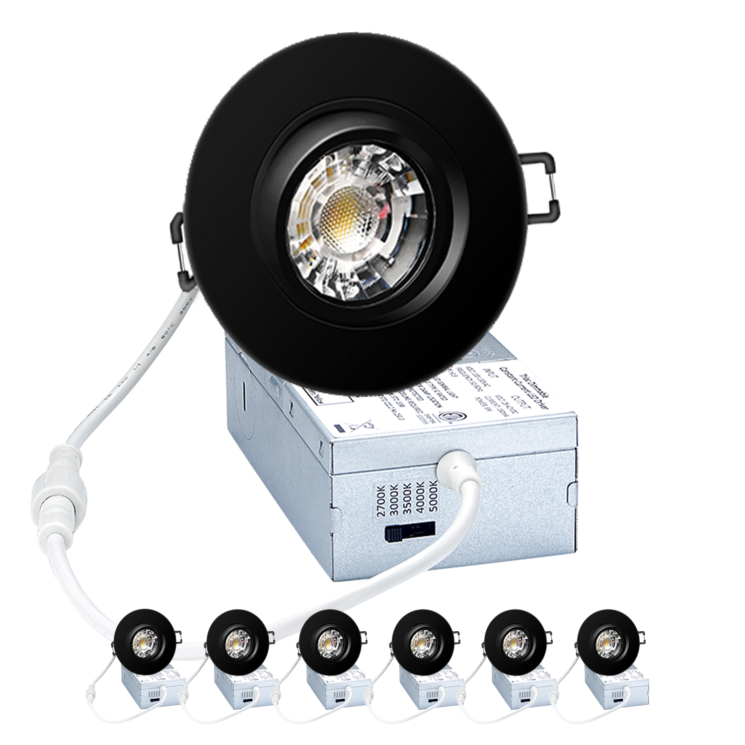 Concept Lighting Slimline Black 8"W Cordless LED Picture Light ...